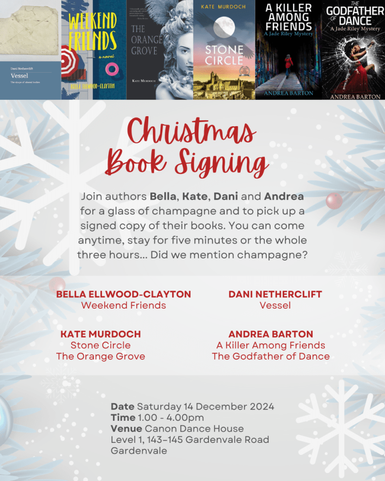 Invitation to Christmas book signing – Brightside Story Studio